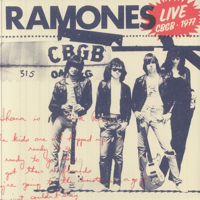Ramones, The - Live CBGB 1977 [LP] Limited Red Colored Vinyl – Hot Tracks