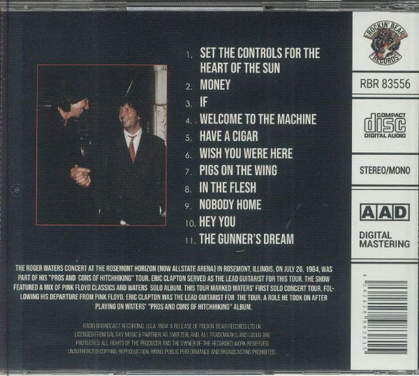 Roger Waters With Eric Clapton - Have A Cigar In Rosemont [CD] Limited ...