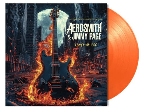 Aerosmith & Jimmy Page - Live On Air 1990 [LP] Limited Orange Colored ...