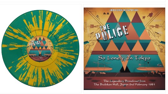 Police, The - So Lonely In Tokyo [LP] Limited Splatter Colored Vinyl ...