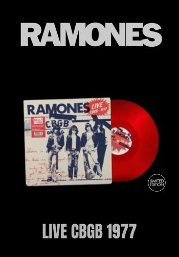 Ramones, The - Live CBGB 1977 [LP] Limited Red Colored Vinyl – Hot Tracks
