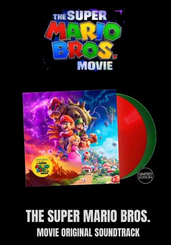 The Super Mario Bros. Movie Original Soundtrack [2LP] Limited Red & Gr ...